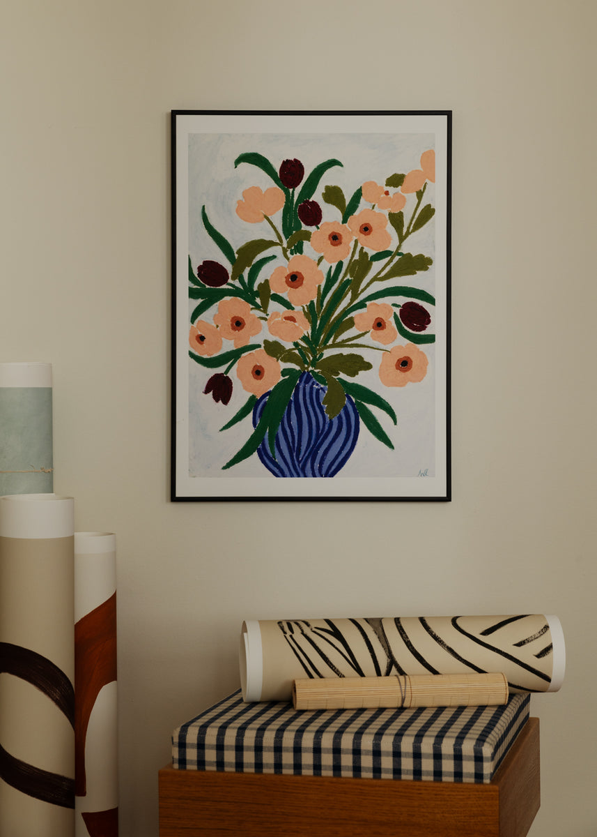 Plakát Cerulean Still Life by Anine Cecilie Iversen – Moikka