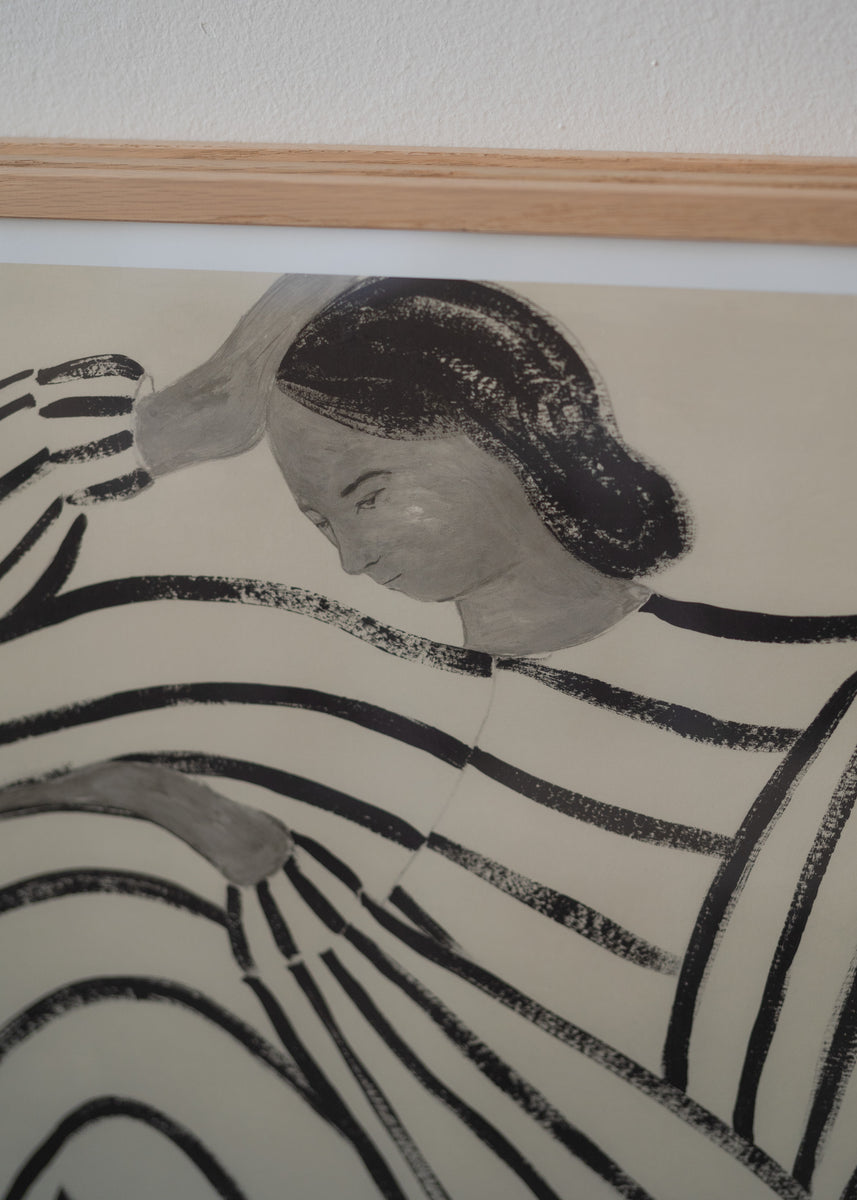 Plakát Waiting by Sofia Lind – Moikka